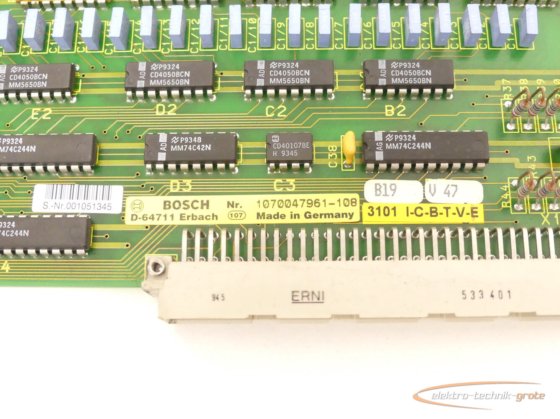 Bosch E24V 1070047961 108 Input module with connector plug in Remscheid ...