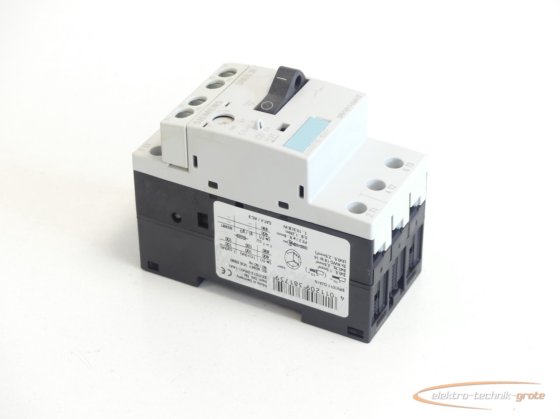 Siemens 3RV1011 0JA15 Circuit-breaker 0.7 1A max. E Stand 01 + 3RV1901 ...