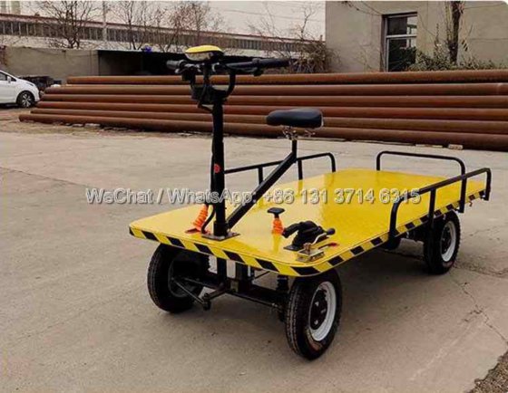 electric warehouse trolley platform electric transport cart in Henan, China