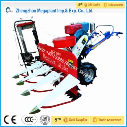 Manual Hand Held Type paddy rice wheat reaper binder bundling cutting ...