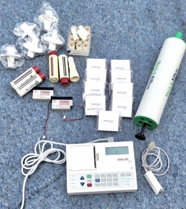 2013 SCHILLER SP-1 Pulmonary Function Tester with SP150 Flow Sensor in ...