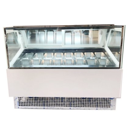 Sinuolan Gelato Large Freezer Italian Gelato Display Freezer Ice Cream ...