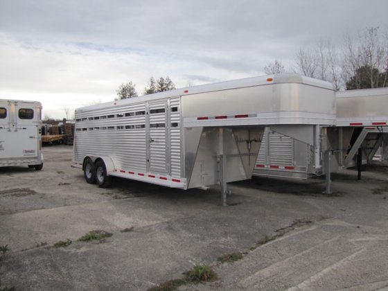 2023 Adams Trailers 20′ All Aluminum Stock Trailer in Peterborough ...