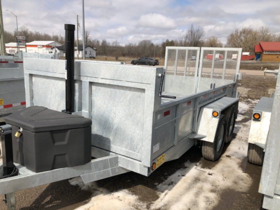 2022 Competition Trailers 14′ Galvanized Dump Trailer in Peterborough ...