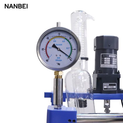 laboratory pilot scale jacketed glass reactor with plc in Zhengzhou, China