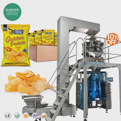Multi-Function Automatic Weighing Cassava Potato Chips Bag Packaging ...