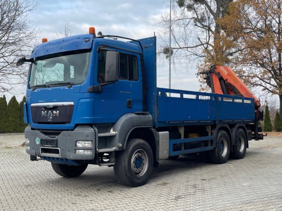 MAN TGS 33.360 6x4 BB EURO4 SHIPBOARD WITH HDS PALFINGER PK20002 in ...