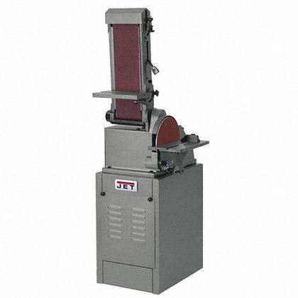JET Belt and Disc Sander: For Metal, 115 V, Single-Phase, 1 hp, 6 in x ...
