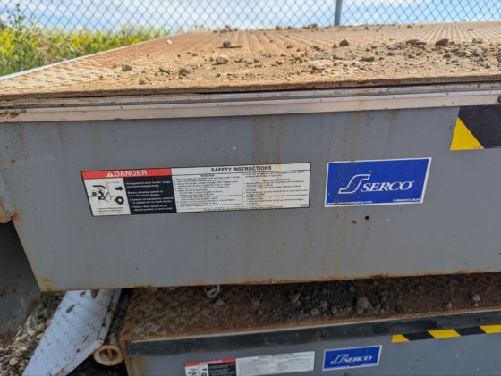 Electric Loading Dock Plate in Ponoka, Alberta, Canada