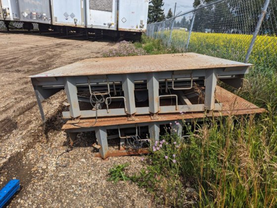 Electric Loading Dock Plate in Ponoka, Alberta, Canada