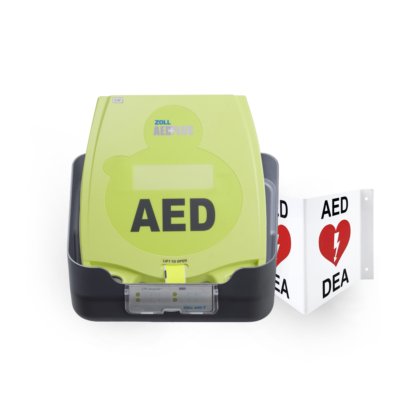 Zoll AED Plus Bundle (3-way Sign & Wall Bracket) in Barrie, Ontario, Canada