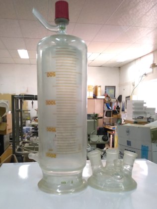 2L Double Jacketed Glass Reactor Vessel in Petah Tikva, Israel