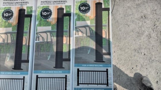 (20) Leadvision Composite Universal Deck Posts in Puslinch, Ontario, Canada