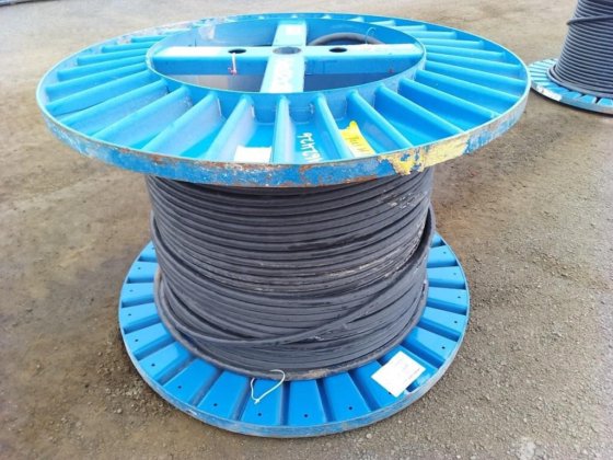 Spool Of Copper Cable in Puslinch, Ontario, Canada