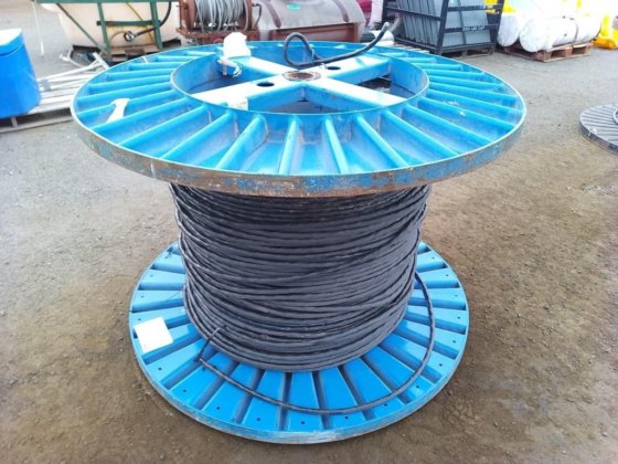 Spool Of Copper Cable in Puslinch, Ontario, Canada