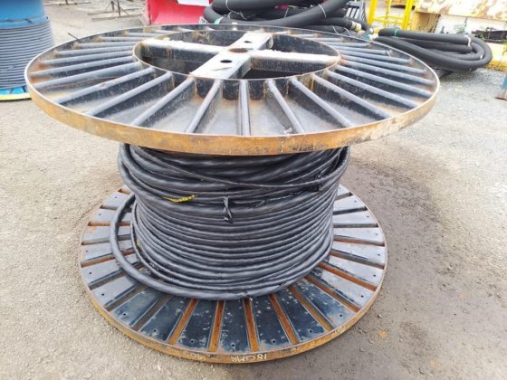 Spool Of Copper Cable in Puslinch, Ontario, Canada