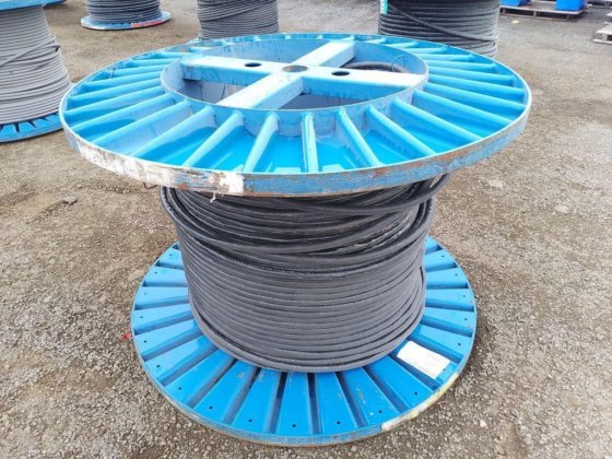 Spool Of Copper Cable in Puslinch, Ontario, Canada