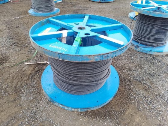 Spool Of Copper Cable in Puslinch, Ontario, Canada