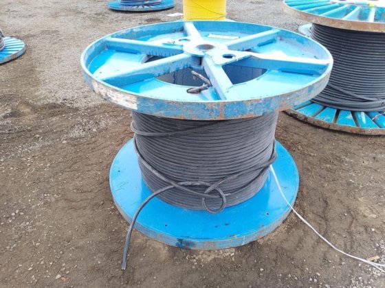 Spool Of Copper Cable in Puslinch, Ontario, Canada