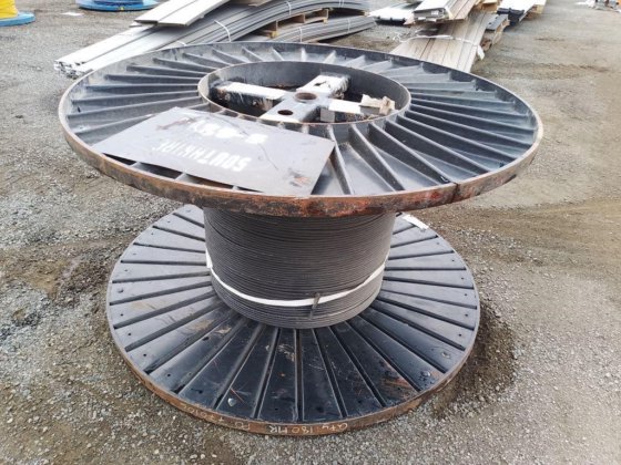 Spool Of Copper Cable in Puslinch, Ontario, Canada