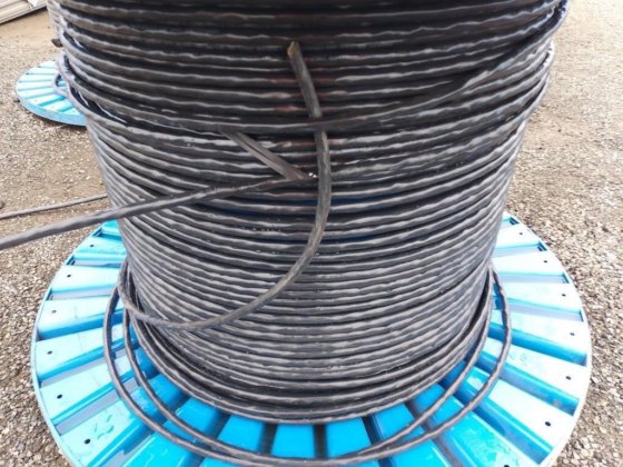 Spool Of Copper Cable in Puslinch, Ontario, Canada