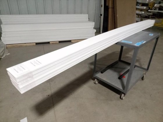 (100) LF Kypro Solid Wood Flat Baseboard in Puslinch, Ontario, Canada