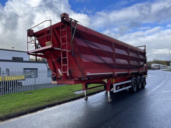 2017 STAS TRI-AXLE SCRAP TIPPING TRAILER in Warrington, United Kingdom