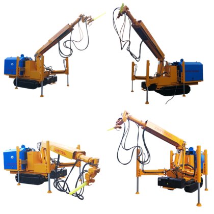hydraulic support outrigger of Crawler shotcrete robotic machine 8 m ...