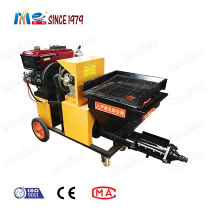 Diesel Engine Plastering Machine Rotor Stator Cement Plastering Machine ...