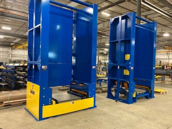 Power Pack Pallet Stacker / Dispenser Conveyor in Willoughby, OH, USA