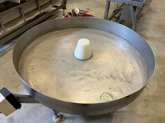 Rotating table Lazy Susan in Urk, Netherlands