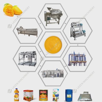 Turnkey Solution for Tomato Orange Mango Juice/ Pulp/ Concentrate Paste ...