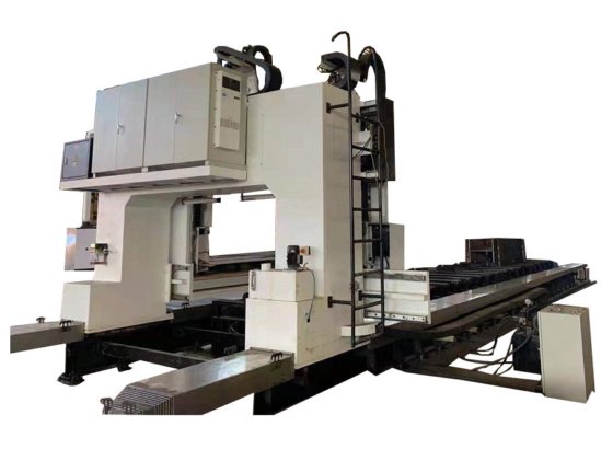 Gantry Movable High Speed CNC H Beam Drilling Machine Line Model ...