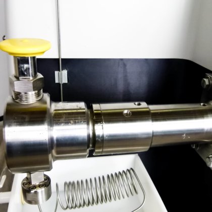 Unused Microfluidics Model LM20 Process Microfluidizer with Diamond ...