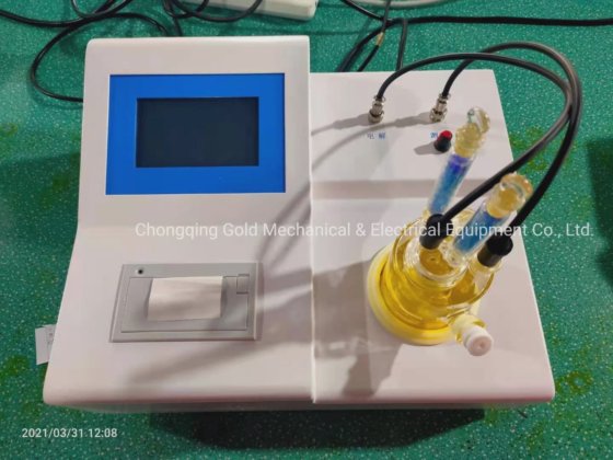 Lab Equipment Coulometric Water Content Karl Fischer Titration Moisture ...