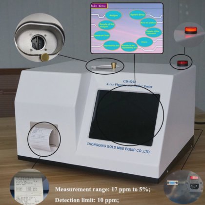 Benchtop Xrf X-ray Fluorescence Sulfur Analysis ASTM D4294 Analyzer for ...