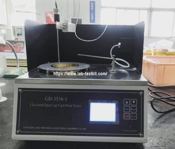 Semi-Automatic ASTM D92 Flash Point Analyzer Cleveland Open Cup Method ...