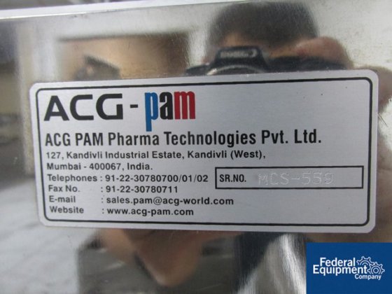ACG Pam Mini FIlled Capsule Sorter in Cleveland, OH, USA