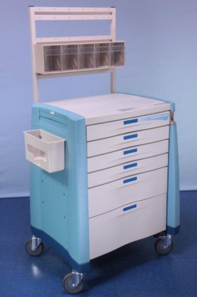 Capsa Avalo Programmable Crash Cart Medical Supply Cart Procedure Cart ...