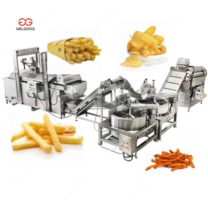 French Fry Processing Equipment Plant Irish Potato Chips Manufacturing ...