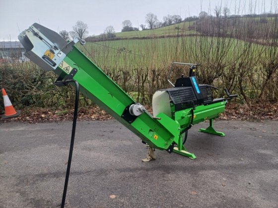 Avant Firewood processor in Carmarthen, Wales, United Kingdom