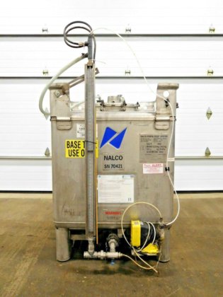 MO-3037, NALCO PORTA-FEED SYSTEM TOTE. 200 US GALLON. 31A/Y/5-00/USA ...