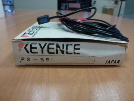 Keyence PS-55 T & PS-55 R photoelectric sensor head trasmitter and ...