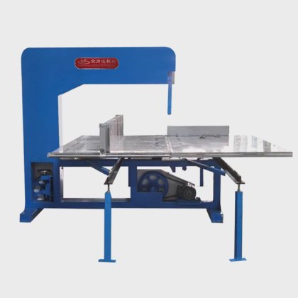 Middle Vertical Upright Foam Cutting Machine Sponge Cutter Machine in ...