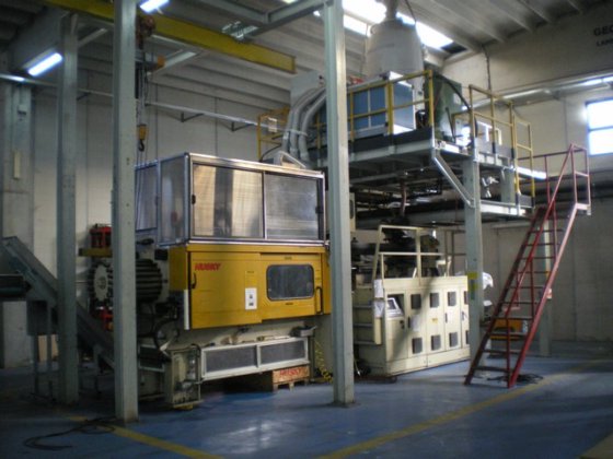 Husky preform press in Bovolone, Veneto, Italy