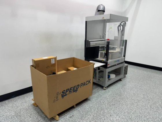 Unchained Big Tuna Automated Buffer Exchange System in Woonsocket, RI, USA