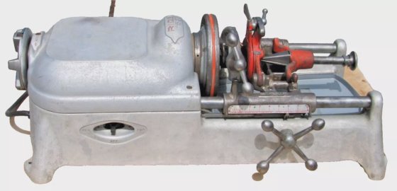 RIDGID 535 Pipe Threader Threading Machine Reamer Cutter & Die Head 1/2 ...