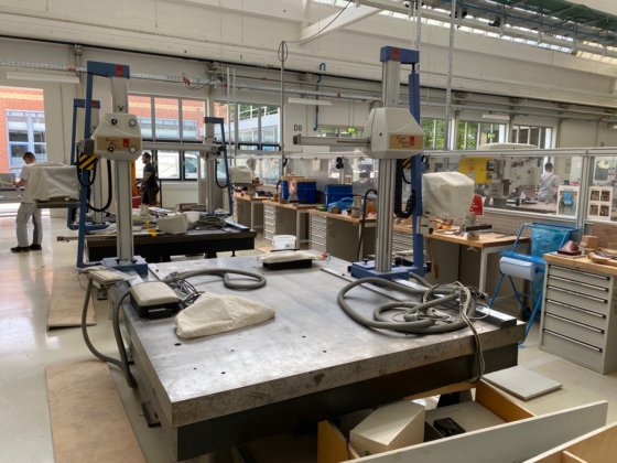 Mora standard measuring machine in Denkendorf, Baden-Württemberg, Germany