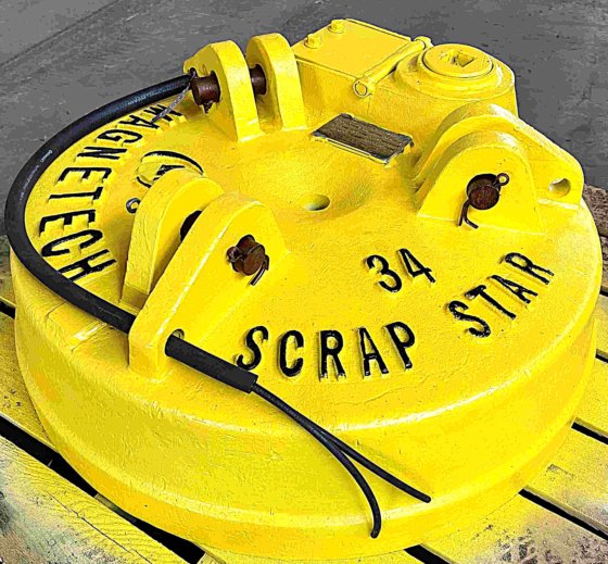 34" MAGNETECH ROUND SCRAP MAGNET in Pittsburgh, PA, USA