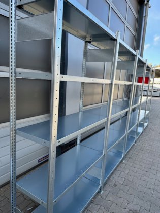 5,06 lfm Shelving META, 40cm deep , Workshop shelving , Storage ...